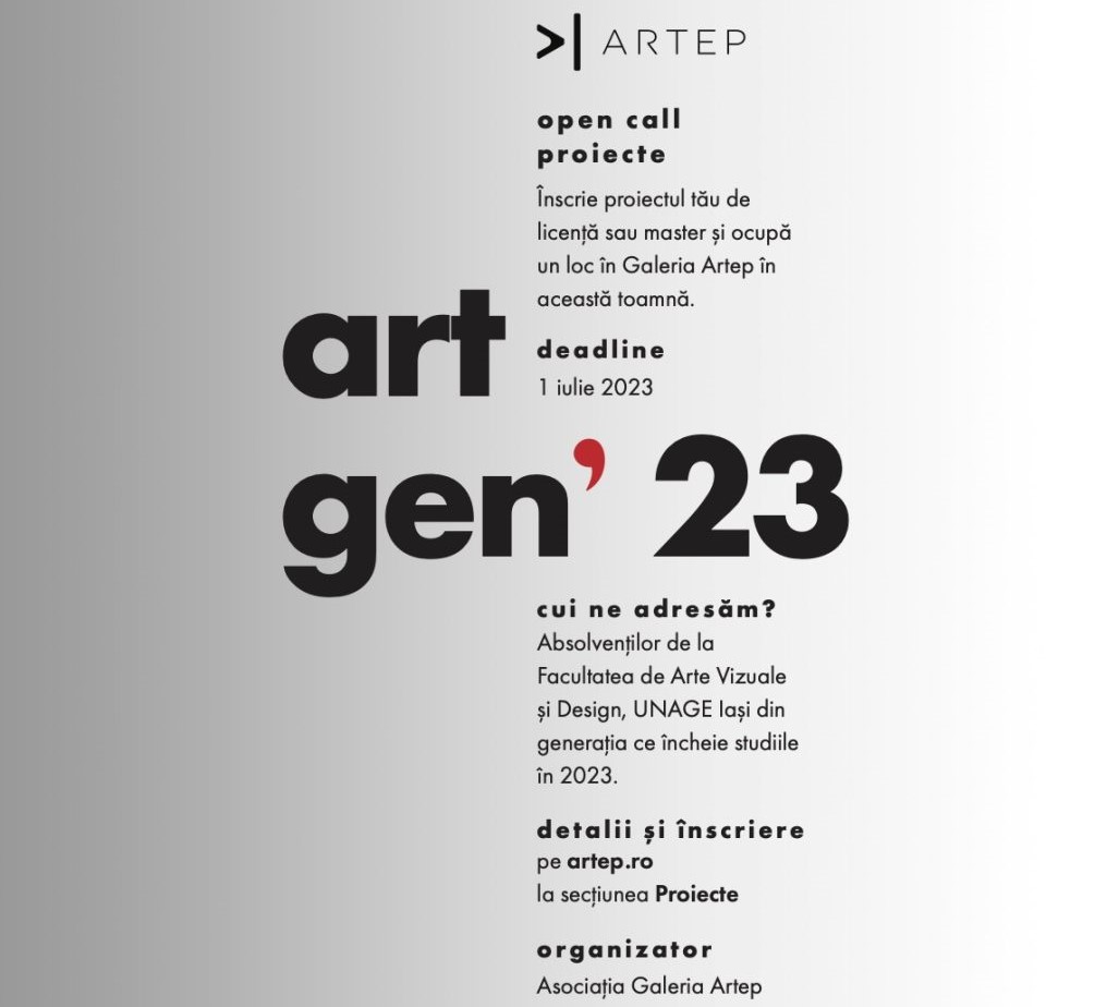 ART GEN’ 23 – APEL DE PROIECTE - Empower Art & Artists