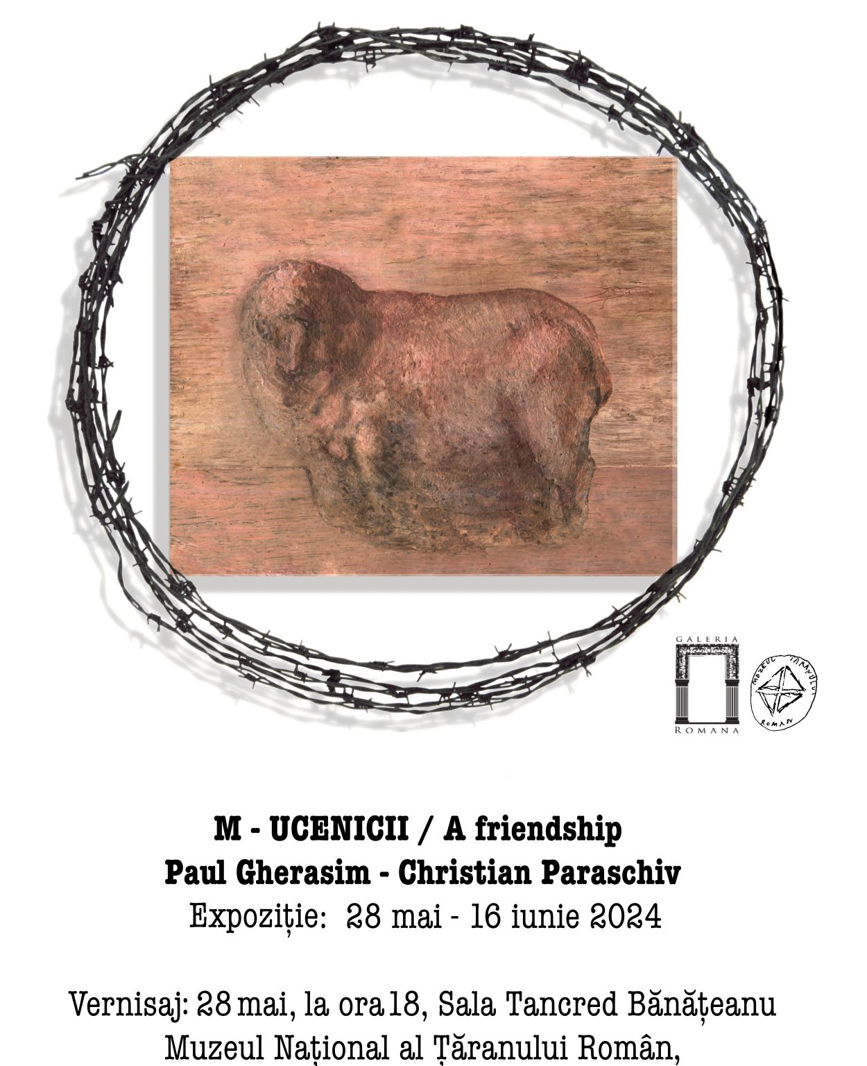 M-UCENICII/ A Friendship. Exhibition Paul Gherasim and Christian ...