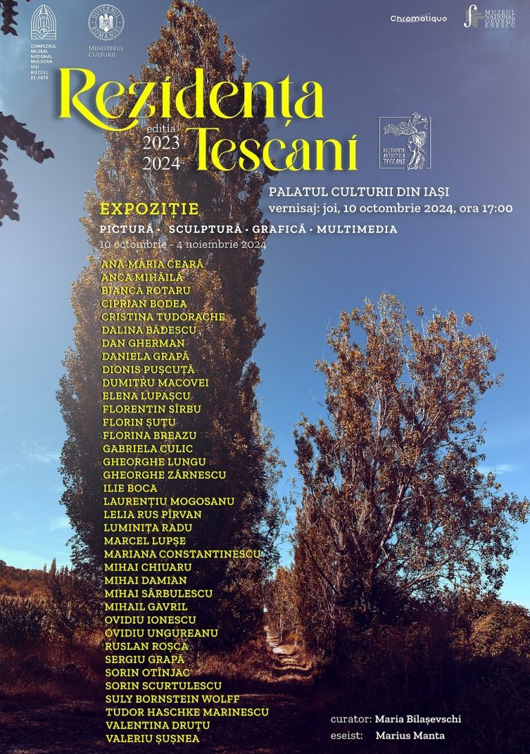 "Tescani Residence 2023 - 2024" at the Palace of Culture in Iasi ...